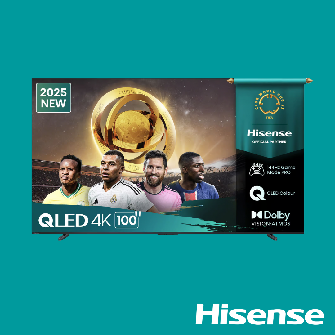Hisense TV QLED 100 Inch Q7Q 4K Smart 144Hz VRR QLED Gaming TV | Fouani