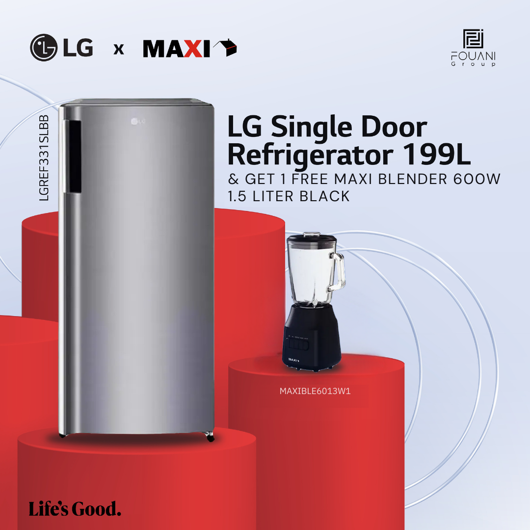 LG Single Door Refrigerator 199L (GN-Y331SLBB) | Fouani