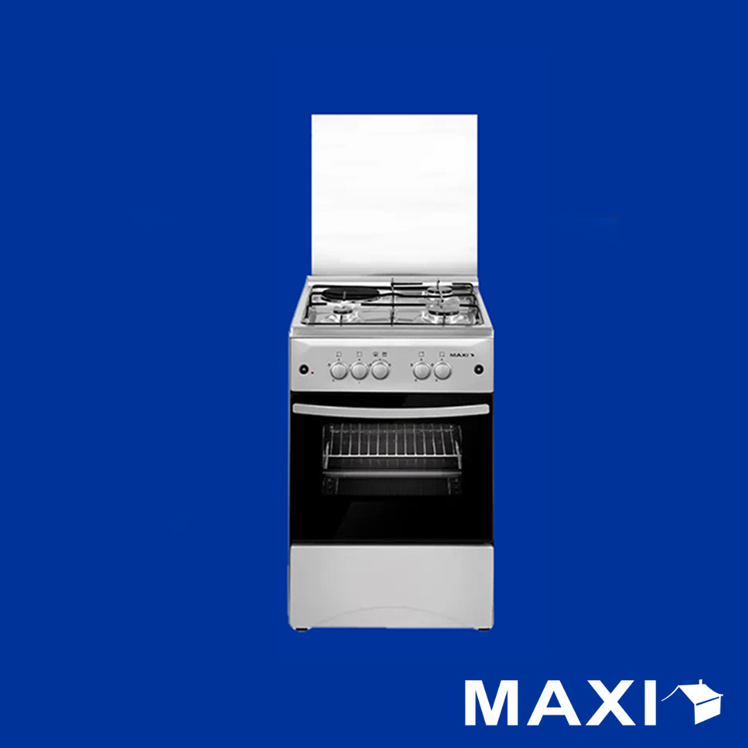 Maxi Gas Cooker 50x50 CM (3+1) Burners Inox | Fouani