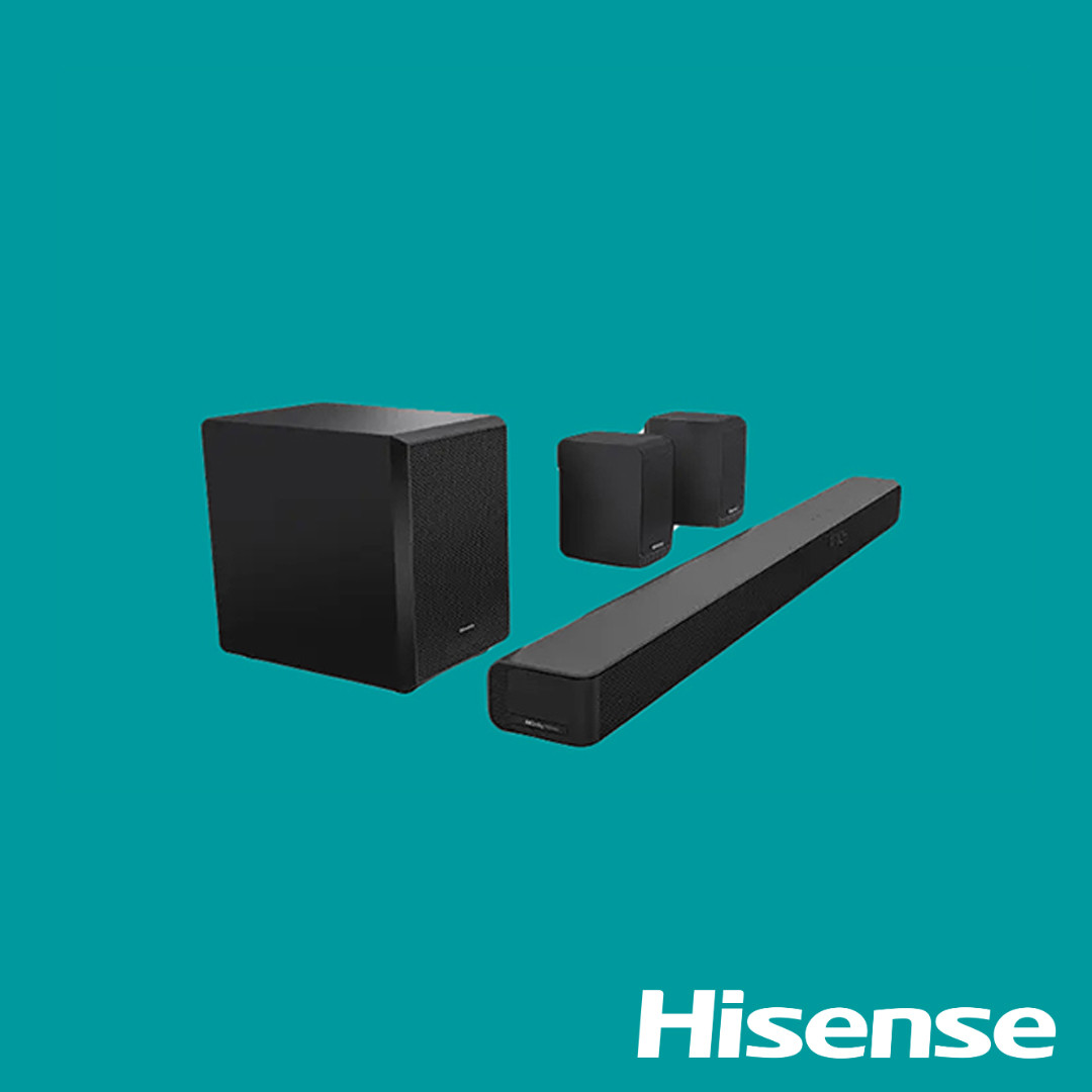 Hisense Soundbar with Subwoofer 340W 5.1CH (AX5100G) | Fouani