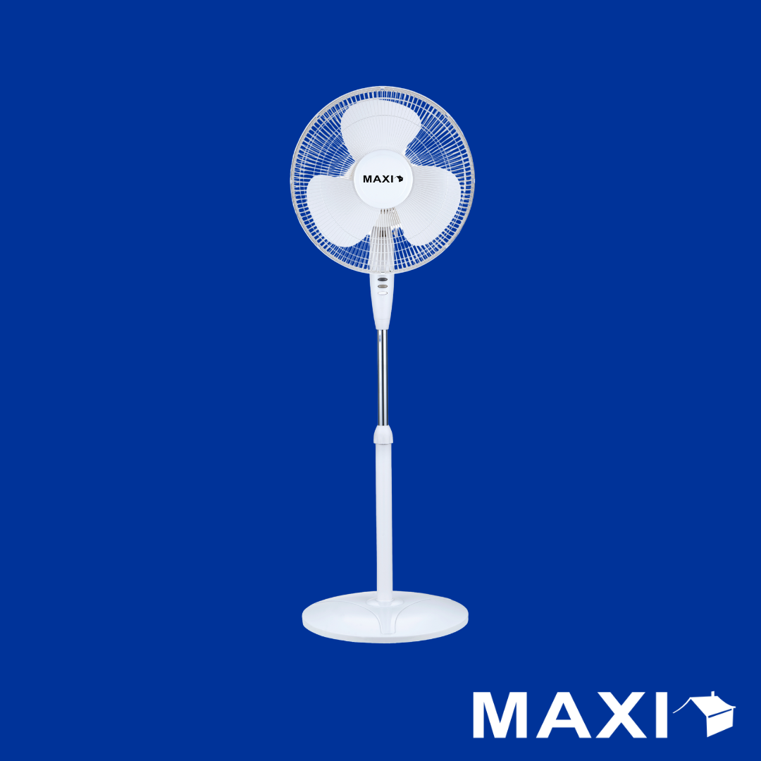 Maxi Standing Fan 16 inch White (40B-RD) | Fouani