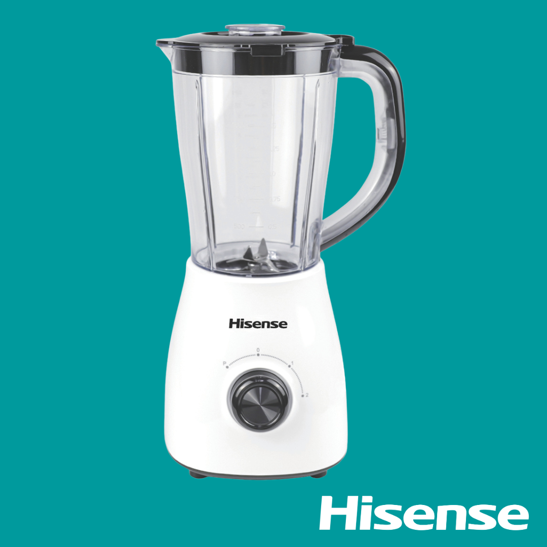 Hisense Blender 500W 1.5L White (H15TBWES1) | Fouani