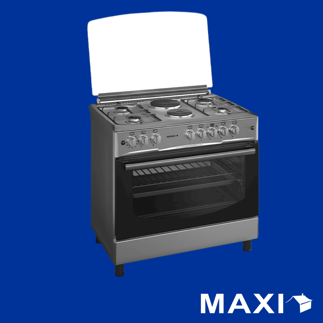 Maxi Gas Cooker 60x90 CM (4+2) Burners Inox | Fouani