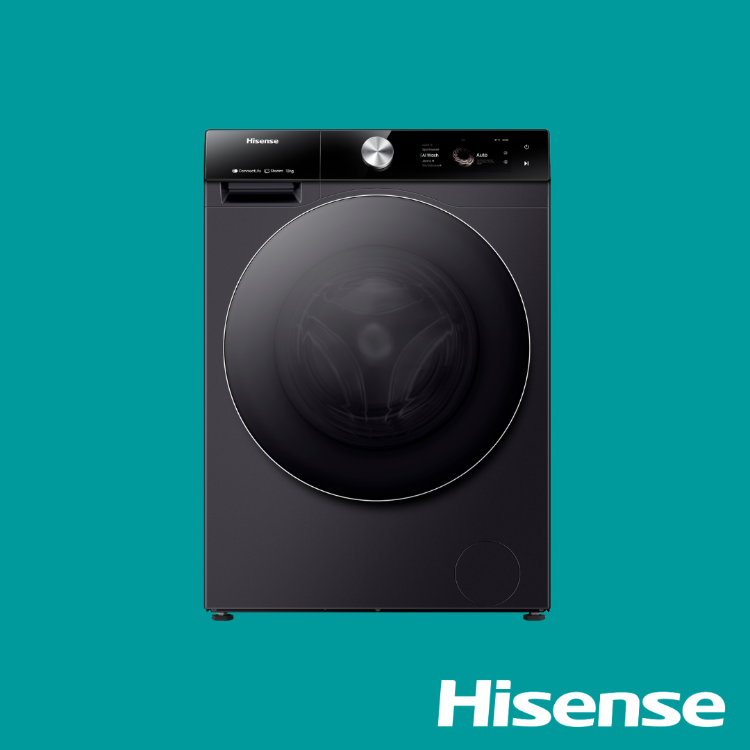 Hisense Front Load 12KG (WF7S1247BB) Washing Machine | Fouani