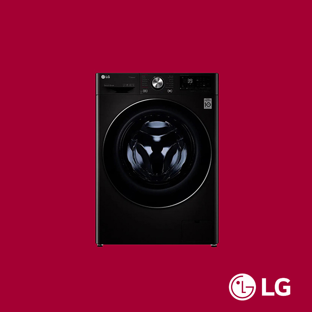 LG Front Load Wash & Dry 9/5KG (F2V5FGPYJE) Washing Machine | Fouani