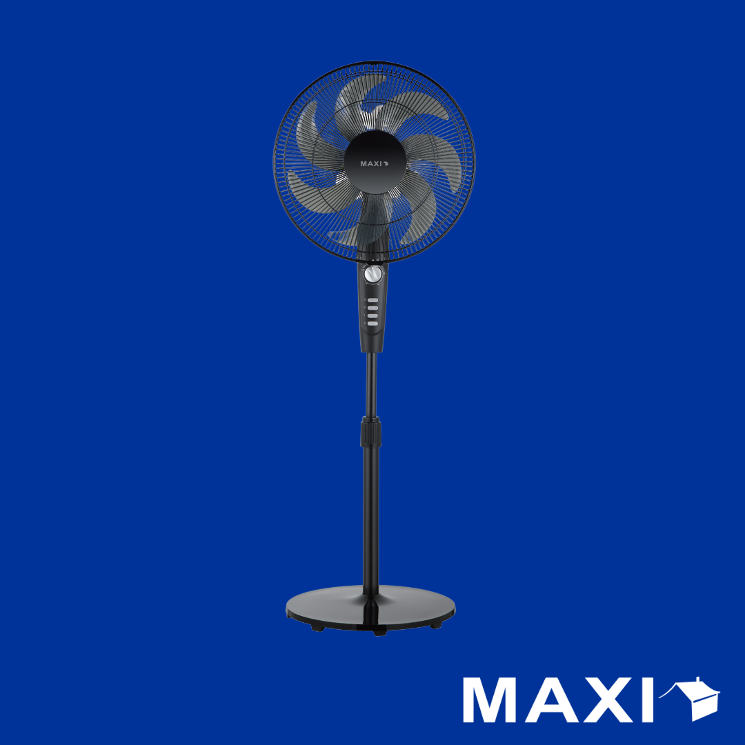 Maxi Standing Fan 16 inch Black (40-24E) | Fouani