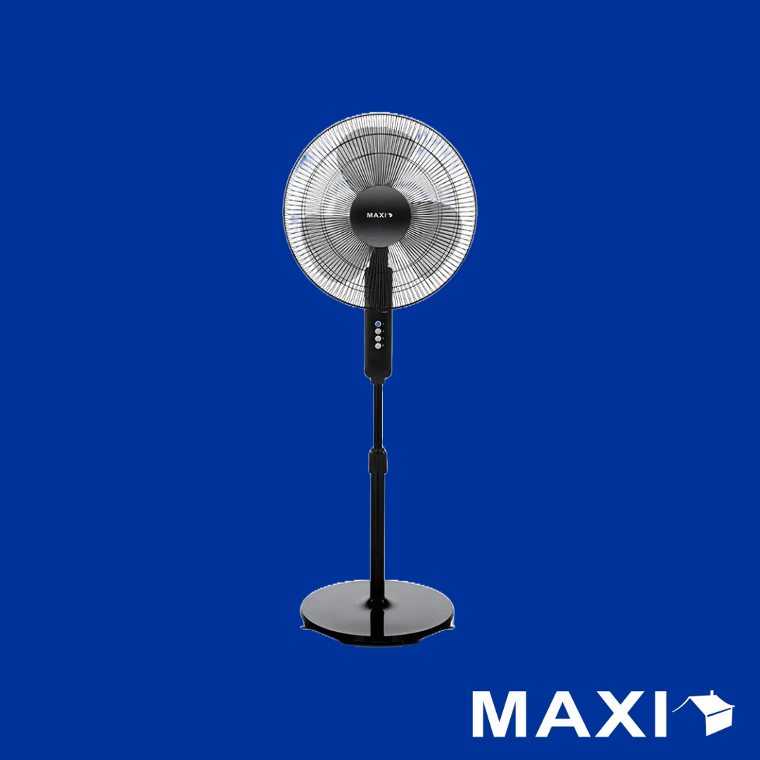 Maxi Standing Fan 16 inch Black (40-19MR) | Fouani