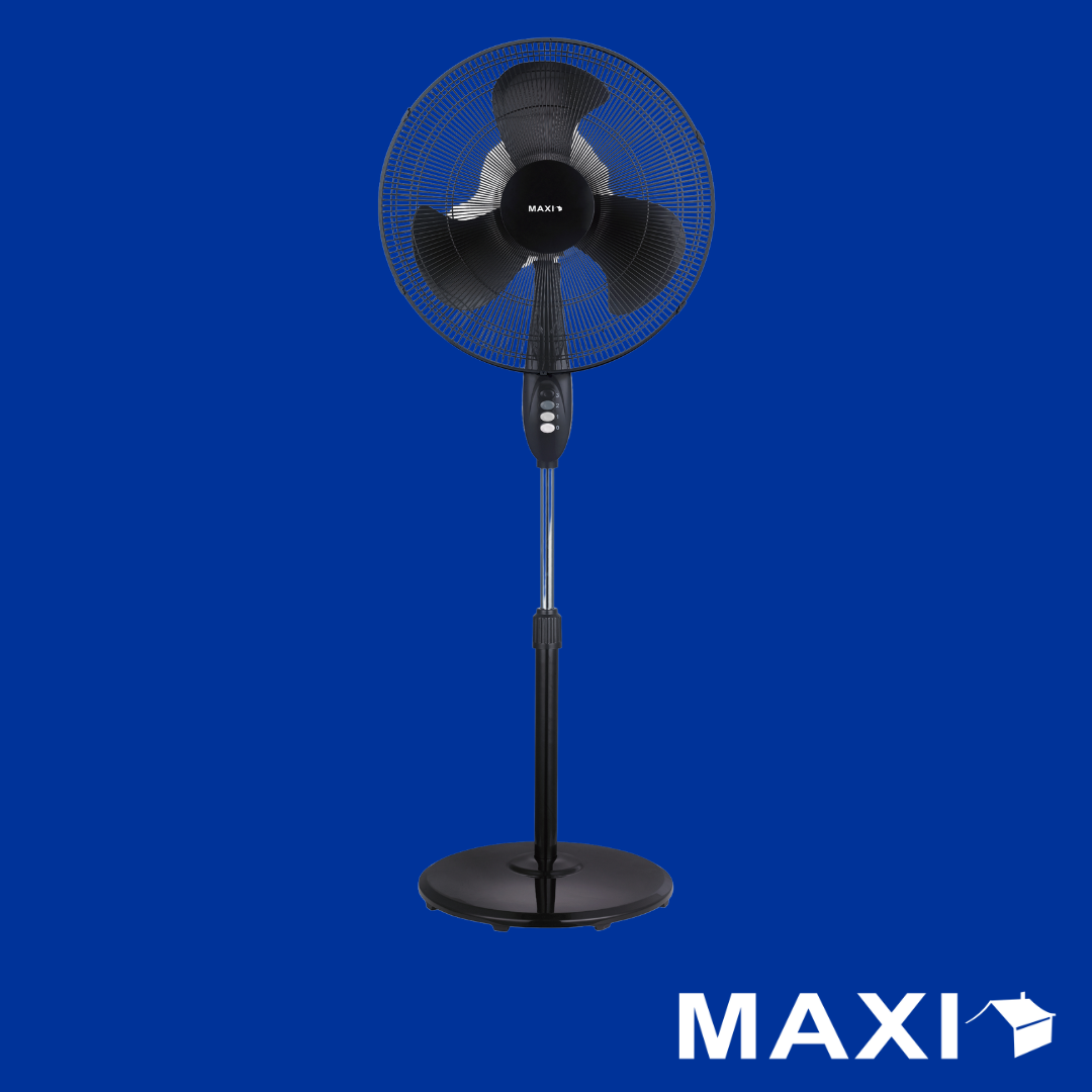 Maxi Standing Fan 18 inch Black (45-12P) | Fouani