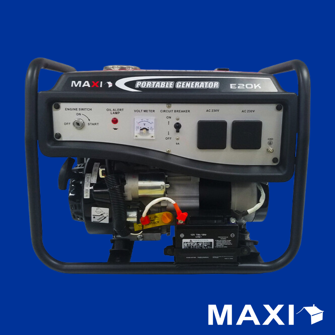 Maxi Generator 2.5kVa | 2.0kW | Manual (E20K) | Fouani